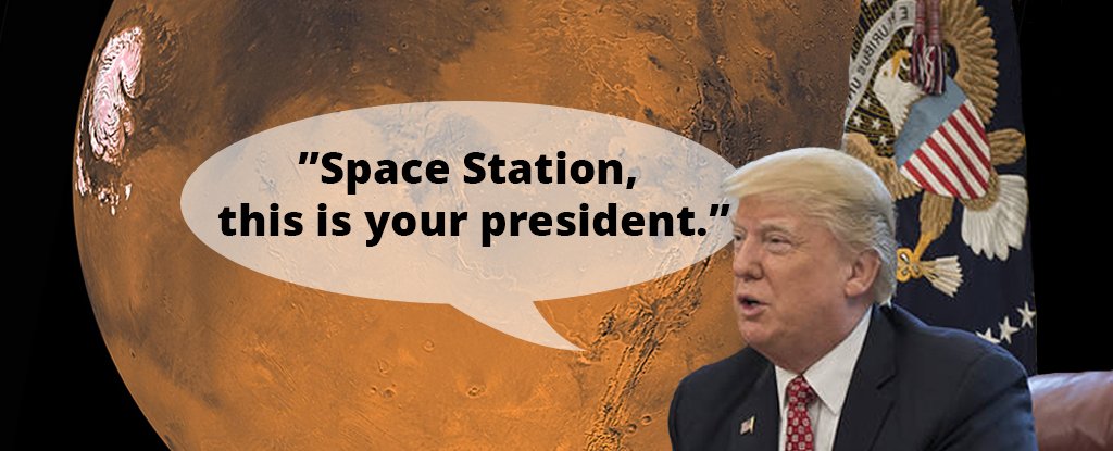 Report claims Trump offered NASA "all the money" needed to land on Mars ...