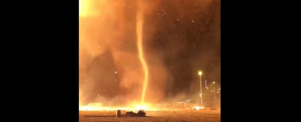 Out-of-control firenadoes rang in the new year in the Netherlands ...
