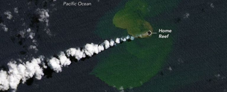 A New Island Has Arisen in The Pacific Following Underwater Eruption ...
