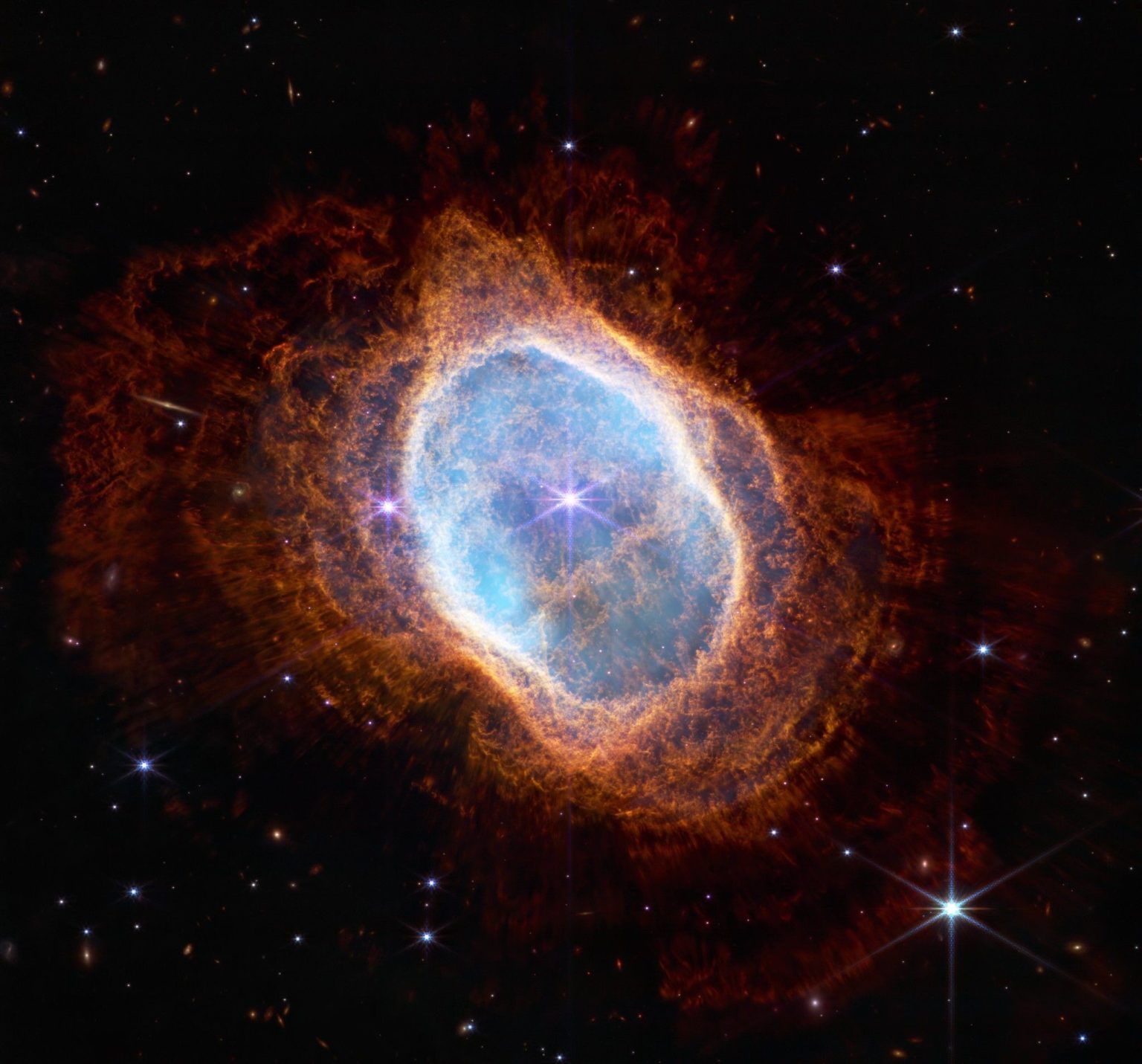 Astronomers 'Surprised' by The Cause of The Southern Ring Nebula's ...