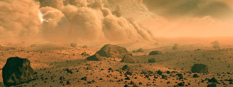 Martian 'Lightning' Could Play a Major Role in The Planet's Chlorine ...