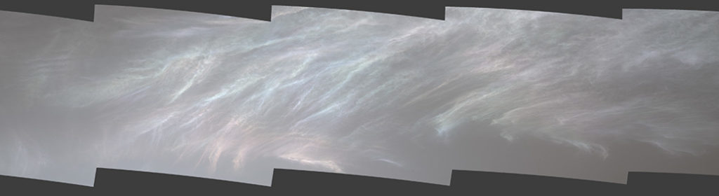 Sun Rays Filtering Through Rare Martian Clouds Captured in a ...