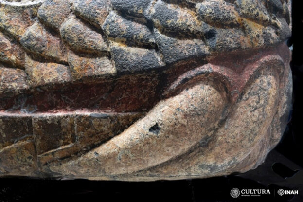 Giant Aztec Snake Head Surfaces in Mexico City After Earthquake ...