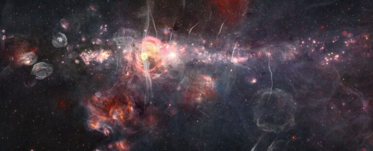 Most Powerful Gamma Rays Ever Seen in Galaxy's Center Detected by ...