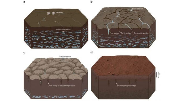 China's Lander Detects Giant Polygonal Structures Buried Beneath Mars ...