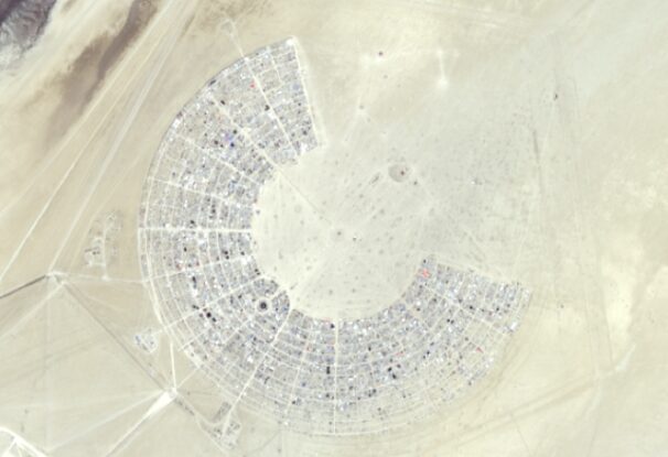 Amazing Photo Shows The Burning Man Festival As Seen From Space ...