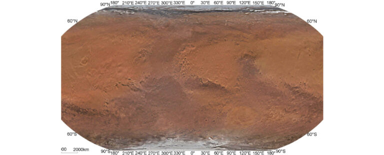 Stunning New Color Map of Mars Reveals Surface in Unprecedented Detail ...