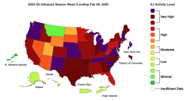 Intense Flu Surge Gripping The US Is The Worst in Years, CDC Says ...