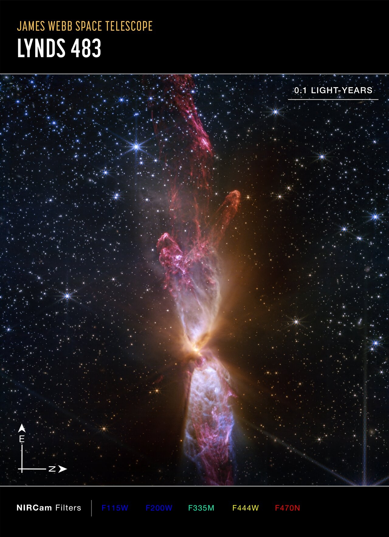 Incredible Image Reveals a Cosmic Hourglass Shimmering in Space ...