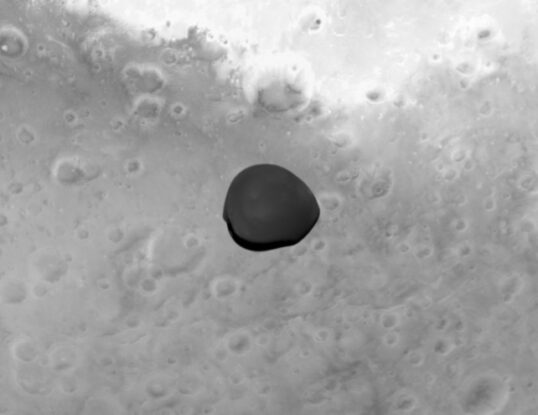 En Route to Asteroid Collision, HERA Snaps Rare Images of Martian Moon ...
