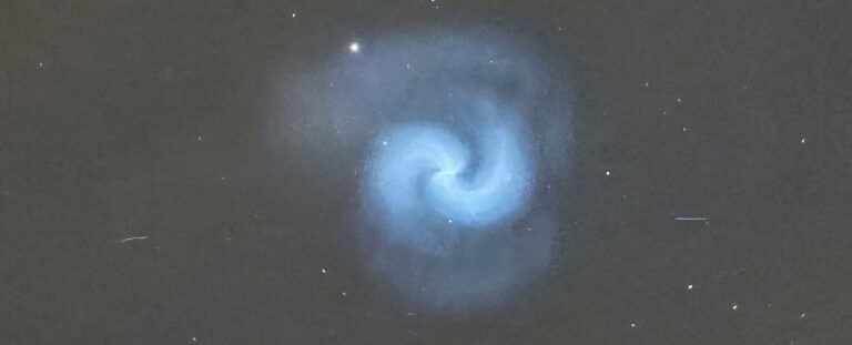 Stunning Swirl in Europe's Skies Caused by Classified Space X Mission ...