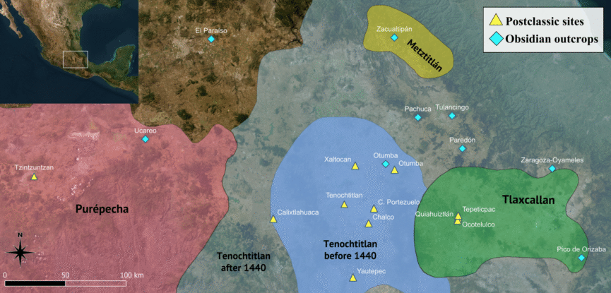 Unprecedented Survey of Aztec Obsidian Reveals Coast-to-Coast Trade ...