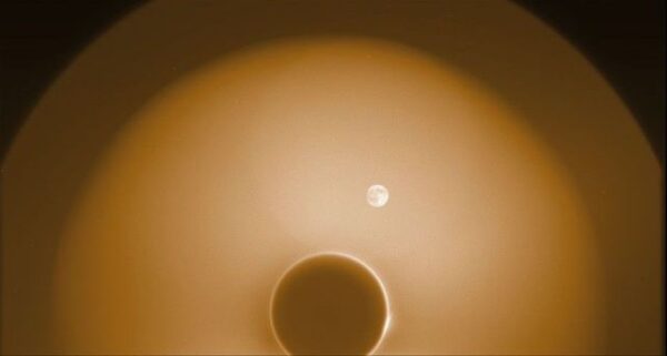 NASA Mission Captures Eerie New View of The Moon And Sun : ScienceAlert