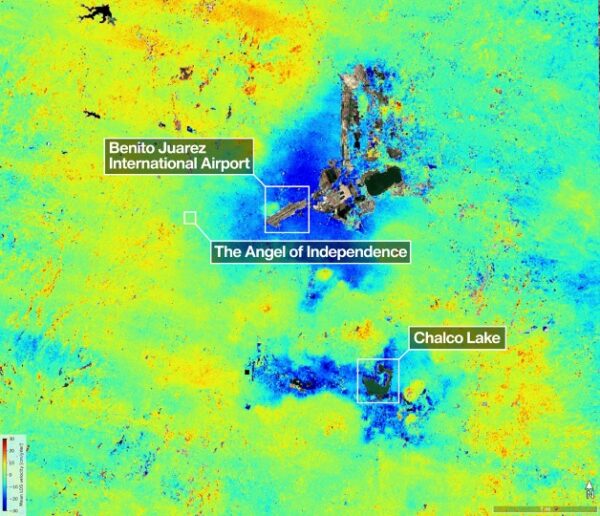 NASA Satellite Reveals Just How Fast Mexico City Is Sinking : ScienceAlert