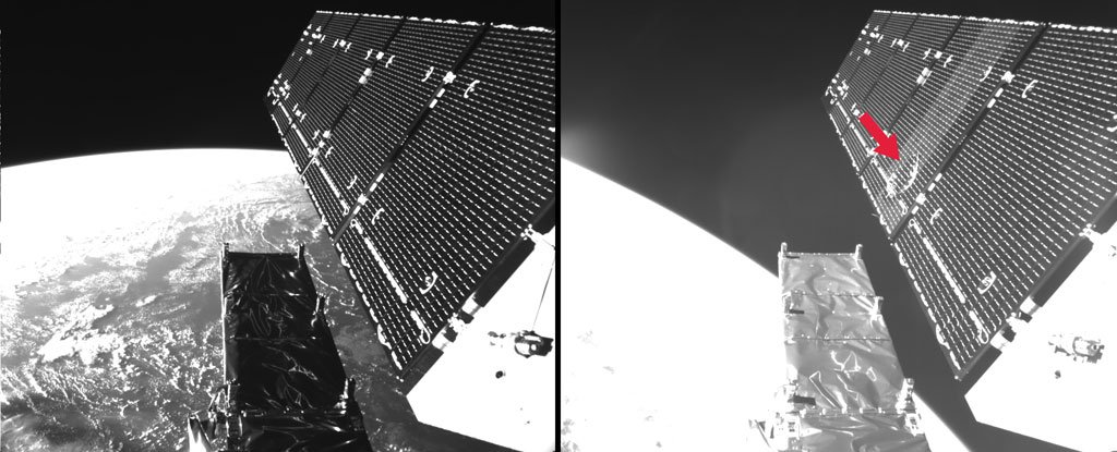 This Satellite Just Survived a Collision With a Space Particle ...