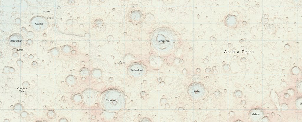 Take a Look at The First Map of Mars Designed For Regular Humans ...