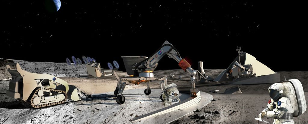 Want to Build a Moon Base? Easy. Just Print It : ScienceAlert