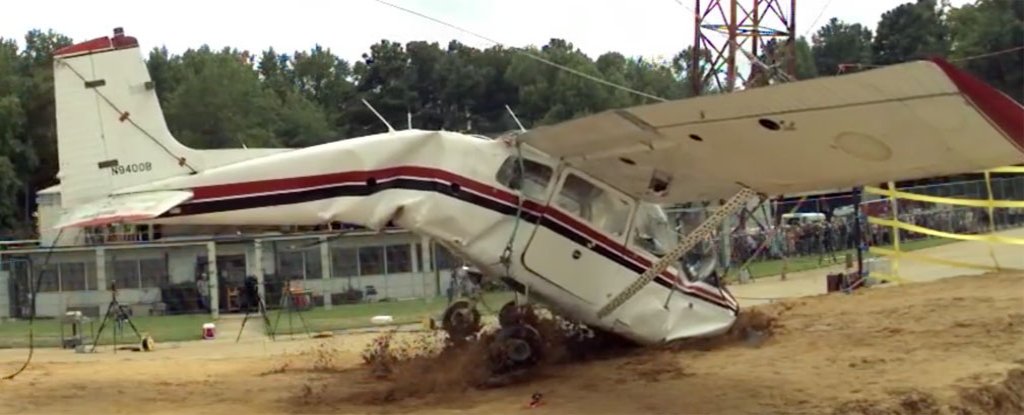 Watch NASA Intentionally Crash This Cessna to Help Save Lives