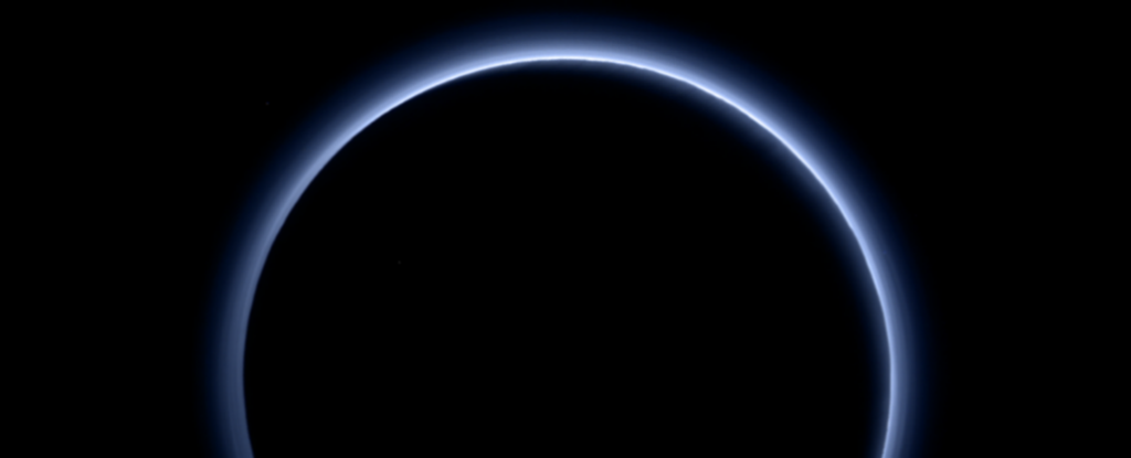 Our First Glimpse at The Colour of Pluto's Atmosphere Reveals Blue ...