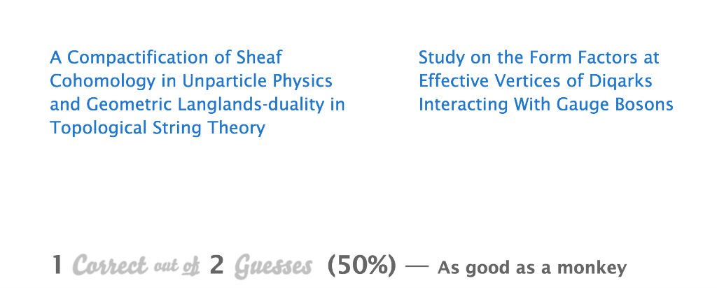 This Hilarious Quiz Makes You Guess Which Physics Papers Are Real or ...