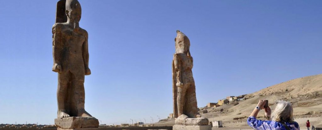 Colossal Statue of Pharaoh Amenhotep III Raised in Egypt After 3,000 ...